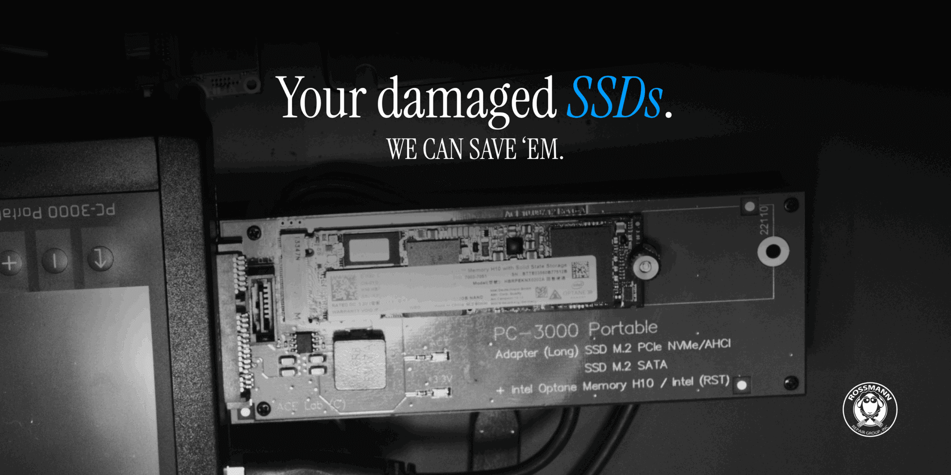 SSD Data Recovery | NVMe, M.2 & SATA Specialists | Rossmann Repair Group